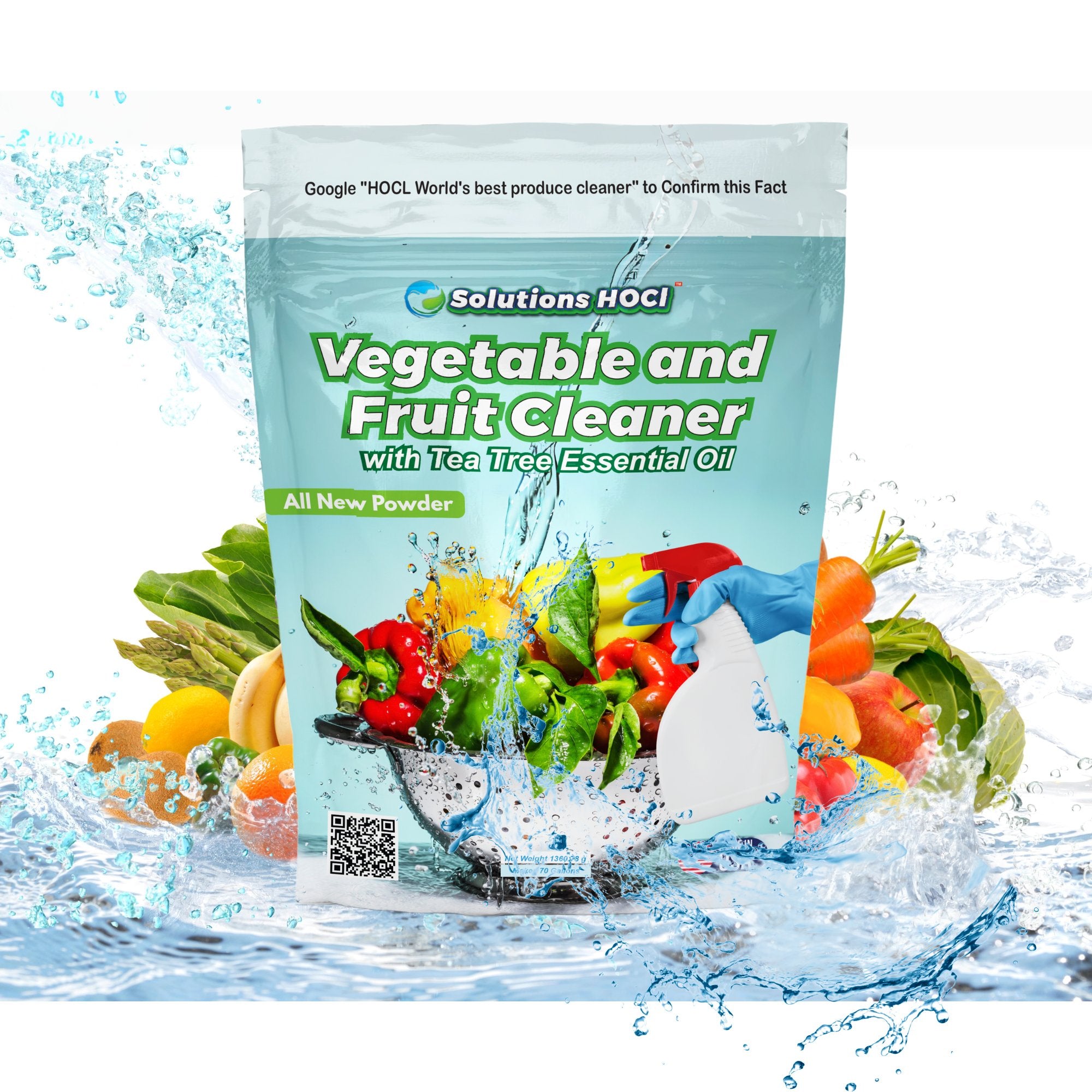 SolutionsHOCl® Produce Cleaner – Veg & Fruit Wash HOCl – Solutions HOCL
