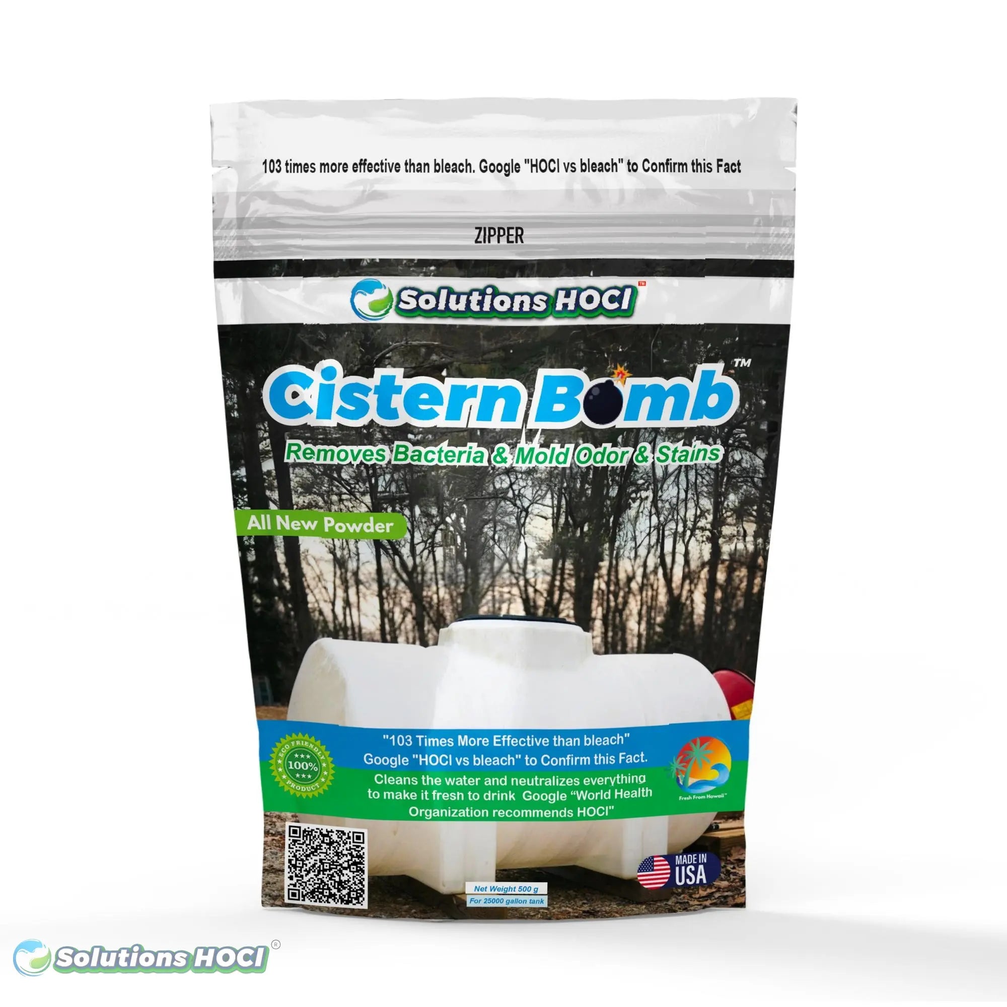 Tank Cleaning with Top Cistern Tank Cleaner - 500g – Solutions HOCL