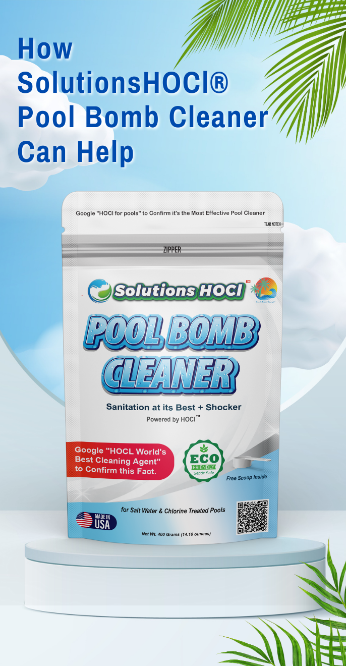 Solutions HOCl Pool Bomb - 400 Grams Pack treats 20,000 gallons ...