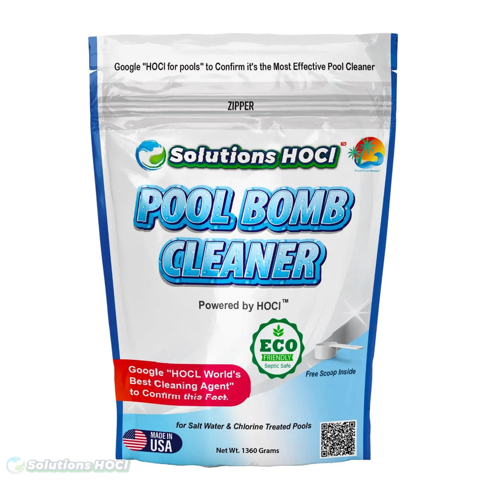 Solutions HOCl Pool Bomb - 400 Grams Pack treats 20,000 gallons ...