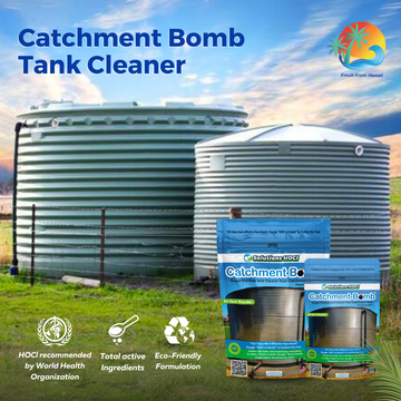 Catchment Bomb: Top Tank Cleaner for Rain Water Tank – Solutions HOCL